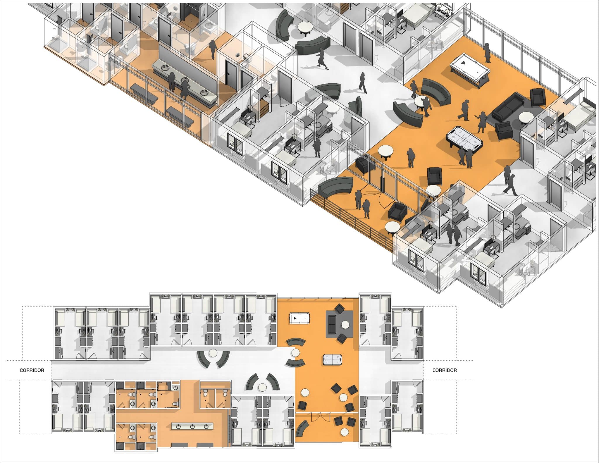 Reinventing the 'Wet Core' for Student Housing - Method Studio