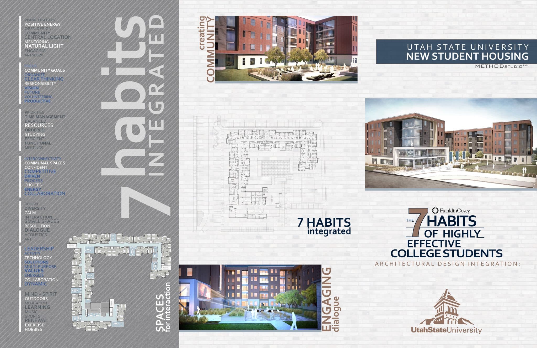 Integrating 7-Habits for New Student Housing - Method Studio