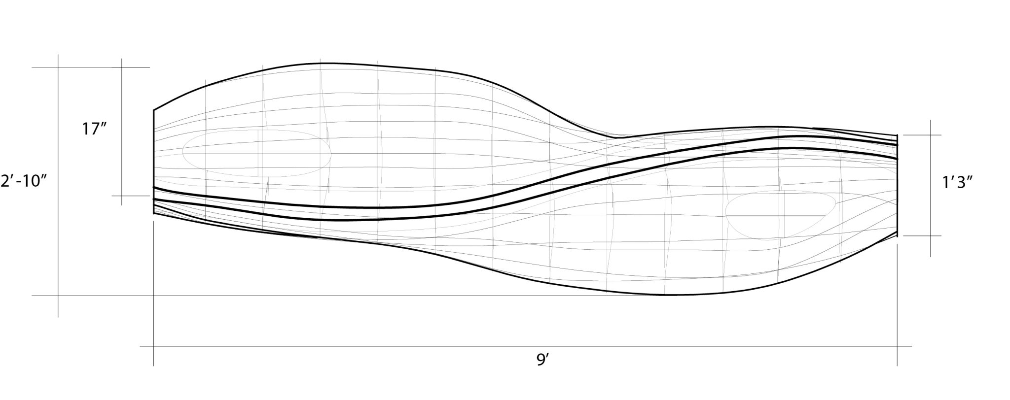 The Helix Bench - Method Studio